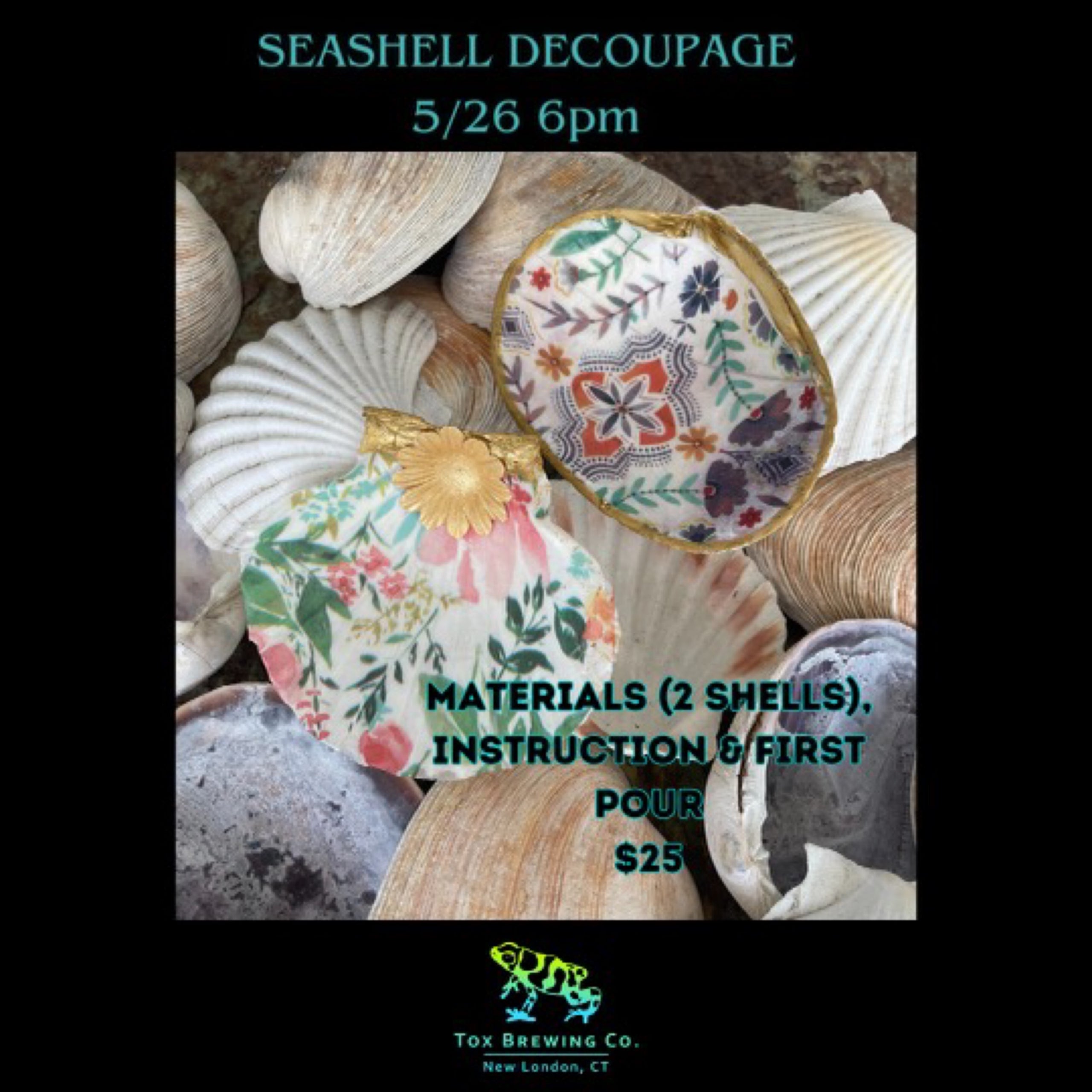 Seashell Decoupage Class | My Site